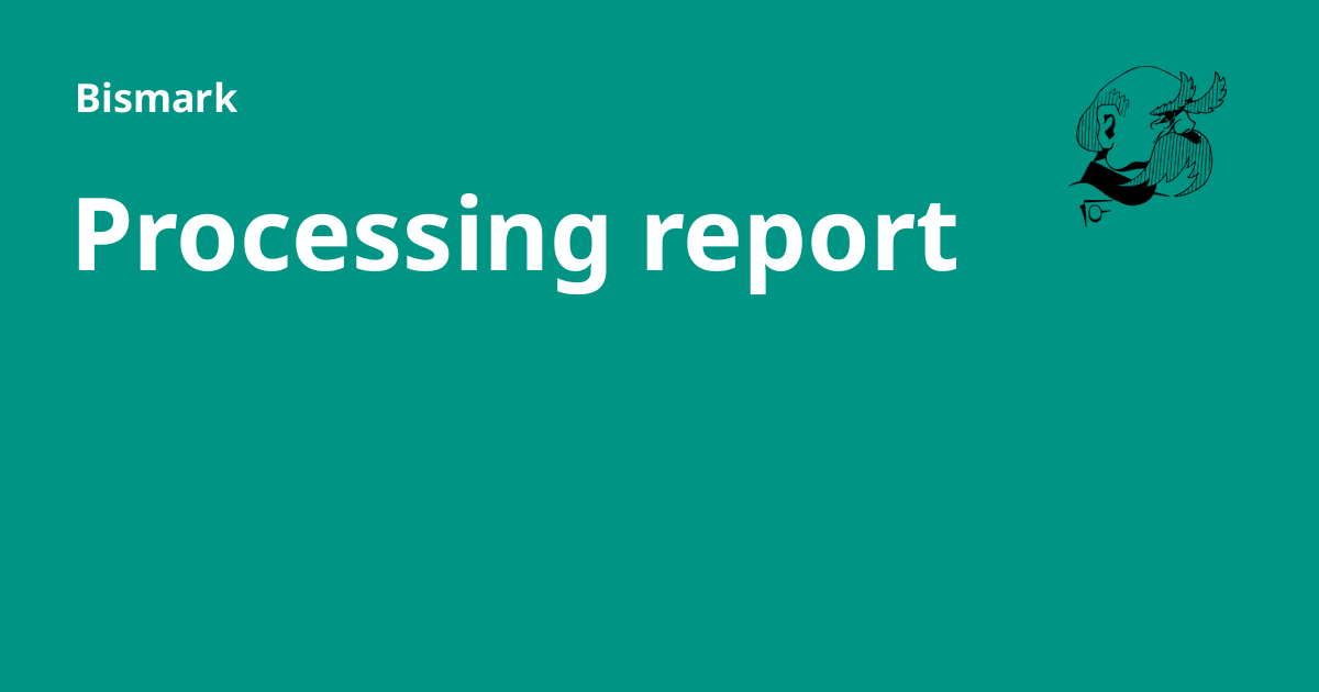Processing report - Bismark